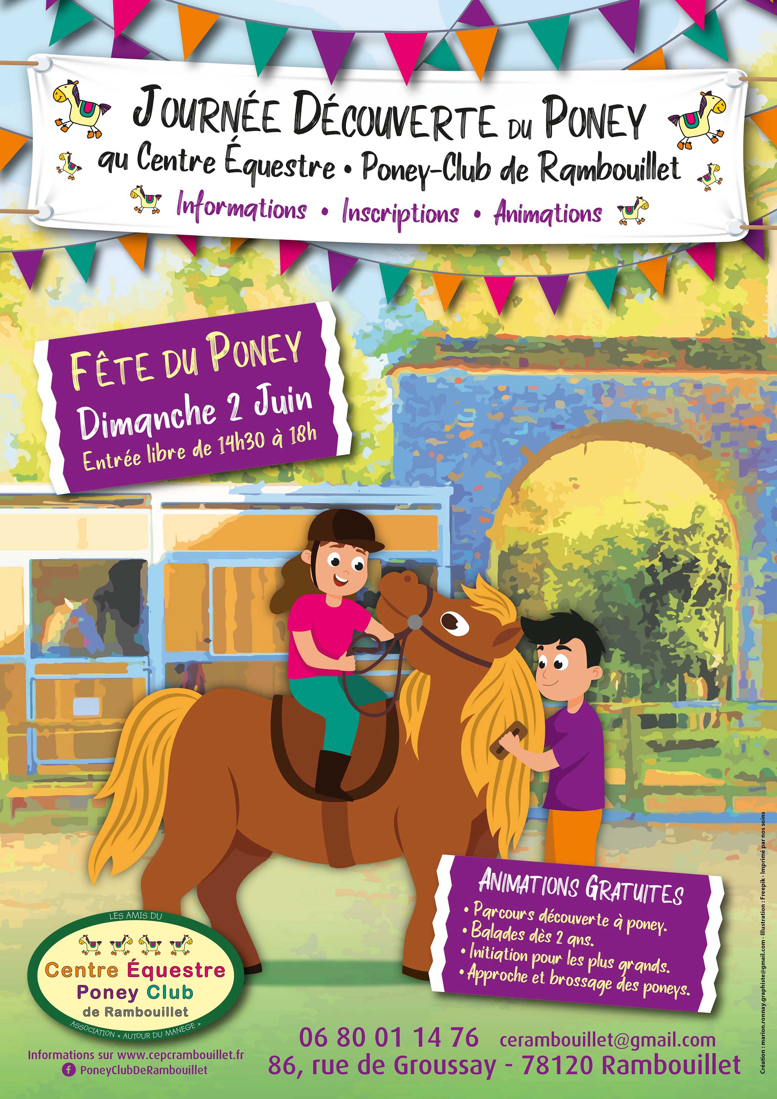 Animations | Rambouillet (78) | Centre Equestre Poney Club de Rambouillet